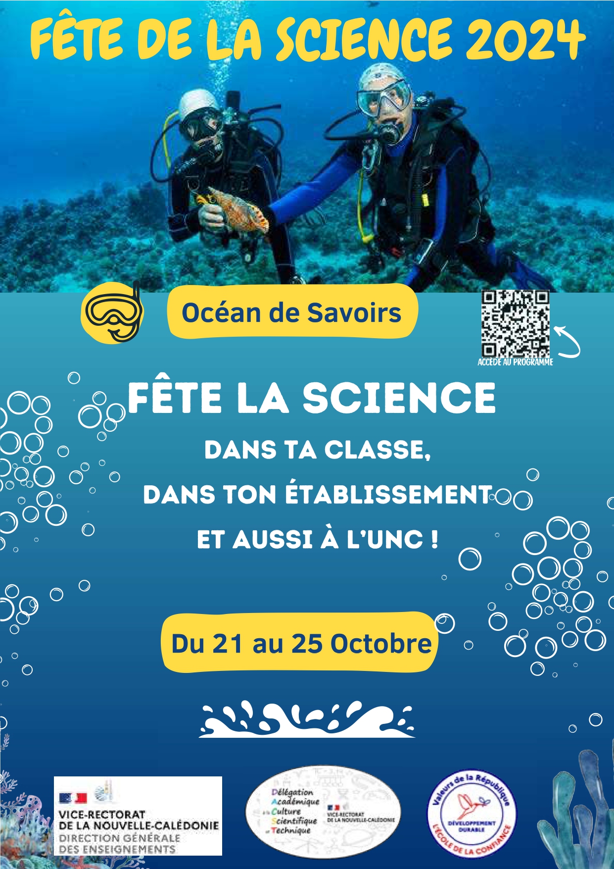Le programme de la Fête de la Science 2024 ! - DÉLÉGATION ACADÉMIQUE À ...